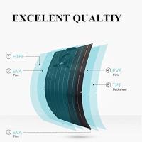 China 100 Watt Waterproof Flexible Monocrystalline Solar Panel Mono Solar Module For RV for sale