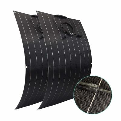 China Bendable 12V 100w Monocrystalline Solar Panel Flexible for sale