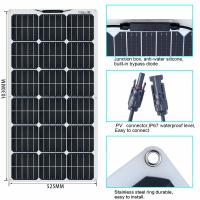 China Monocrystalline Flexible Amorphous Solar Panel 100W 12V 400W 40A for sale