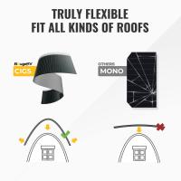China Monocrystalline Thin Flexible Solar Panels Cell 200W 12V for sale