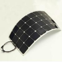 China 12V 110W Thin Flexible Solar Panels Monocrystalline Solar Module For Car Boat for sale