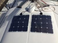 China 12V 110W Thin Flexible Solar Panels Monocrystalline Solar Module For Car Boat for sale