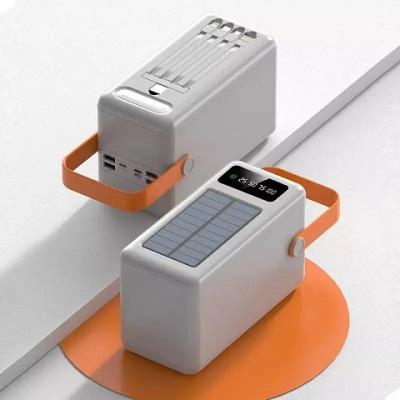 China Traveling Outdoor Solar Charger Large Capacity Portable Solar Power Bank 200000mAh for sale