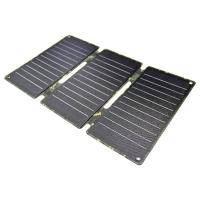 China 12V USB Charger Portable Solar Panel 21W Monocrystalline Silicon Foldable Solar Panels for sale