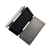 China 12V USB Charger Portable Solar Panel 21W Monocrystalline Silicon Foldable Solar Panels for sale
