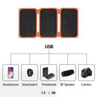 China Mini Small Solar Panel 15W Outdoor Waterproof Portable Folded Sola Panels for sale