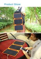 China Mini Small Solar Panel 15W Outdoor Waterproof Portable Folded Sola Panels for sale