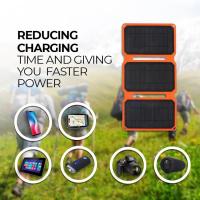China Mini Small Solar Panel 15W Outdoor Waterproof Portable Folded Sola Panels for sale