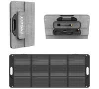 China Mini Outdoor 100w Foldable Solar Panel Flexible Charging Waterproof Full Black for sale