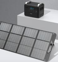 China Mini Outdoor 100w Foldable Solar Panel Flexible Charging Waterproof Full Black for sale