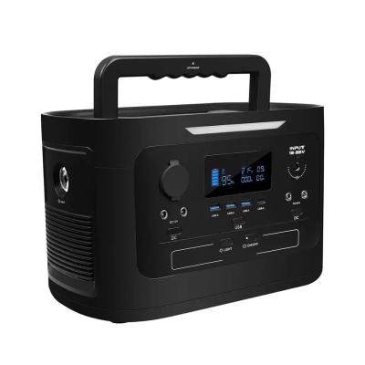 China Lithium Portable Lifepo4 Solar Power Bank Station 1000W Outdoor For Auto Camping for sale