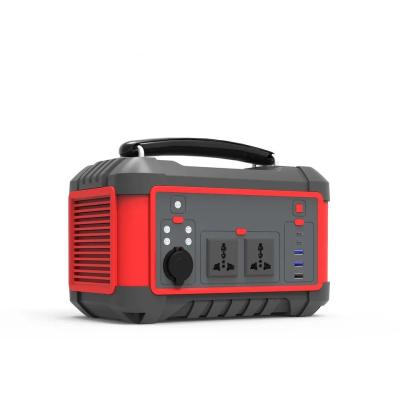 China 600W USB Quick Charge Solar Generator Portable Lithium Battery Power Station AC DC for sale