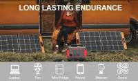 China 600W USB Quick Charge Solar Generator Portable Lithium Battery Power Station AC DC for sale