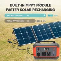 China 600W USB Quick Charge Solar Generator Portable Lithium Battery Power Station AC DC for sale