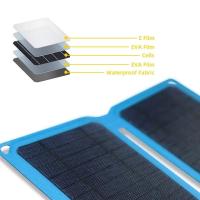 China Portable Folding Solar Panel 10W Power Charger For Camping Travel Hiking for sale