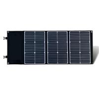 China Foldable Solar Panel Handbag Power Station Portable Sunpower 6 Fold ETFE 60W 110w 220w for sale