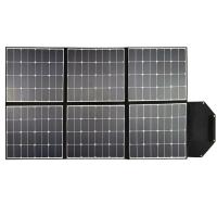 China Foldable Solar Panel Handbag Power Station Portable Sunpower 6 Fold ETFE 60W 110w 220w for sale