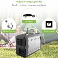 China Outdoor Emergency 300W Portable Solar Generator System 96000mAh AC Pure Sine Wave for sale