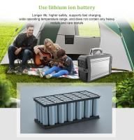 China Outdoor Emergency 300W Portable Solar Generator System 96000mAh AC Pure Sine Wave for sale