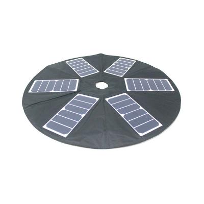 China 39w Portable solar powered umbrella charging station Waterproof For Beach for sale