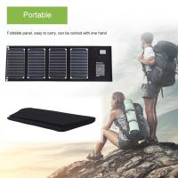 China IPX4 Portable Foldable Solar Panel Charger 20 Watt With 2 Usb Output for sale