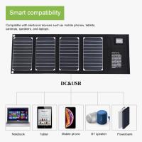 China IPX4 Portable Foldable Solar Panel Charger 20 Watt With 2 Usb Output for sale