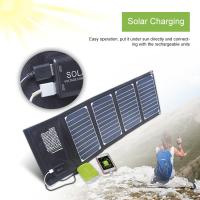 China Solar Charger 20w Foldable Solar Panel Charger With 2 Usb Output Waterproof for sale