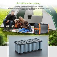 China Solar Generator Station Ac 100 - 240v Dc 12v Lithium Battery Pack Portable for sale