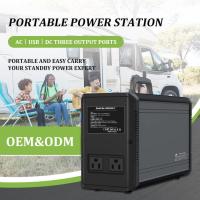 China LifePO4 Camping Emergency Backup Solar Power System Generator For RV Air Conditioner for sale