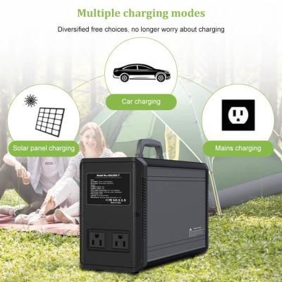 China 1075Wh 220V 110V Powered Solar Generator Station Camping Home Energy Storage for sale