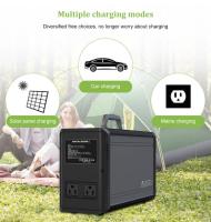 China 1000W Backup Solar Generator Station Lithium Battery Powered 60Hz for sale