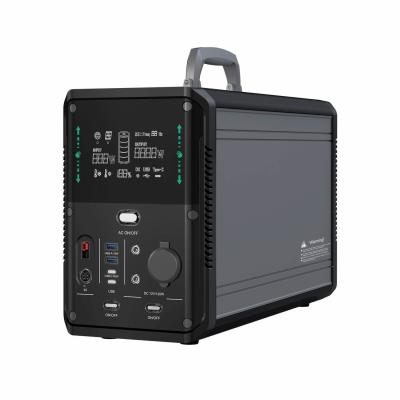 China 1500W Rechargeable Li Ion Power Station for Outdoor Travel Emergency Storage for sale