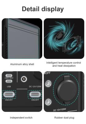 China 110V Solar Portable Power Station Generator Lifepo4 Battery Power Supply 1500w 3000w for sale