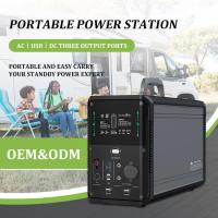 China Lifepo4 Battery Portable Lithium Generator Ac Inverter CPAP Power Station 1500w for sale