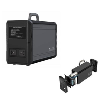 China 1075Wh Portable Battery Solar Panel Generator For Camping Backup for sale