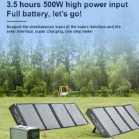 China Rechargeable LiFePO4 Battery Powered Solar Panel Generator Power Supply 2000W for sale