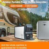 China 1000w Small Portable Powerstation 220v Generator With Solar Panel for sale
