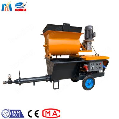 China KLW Model High Pressure Thick Slurry Screw Type Mortar Grout Pump With Mixer for sale