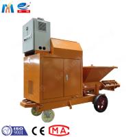 China 6 M3/H Mortar Spraying Machine Rotor And Stator Plaster Screw Plastering With Air Compressor for sale