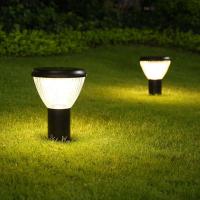 China Minimalist Cylindrical Solar Garden Light with IP65 Waterproof for Parks for sale