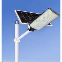 China 300W Outdoor Integrated IP65 Waterproof Wall-Mounted Solar Street Light with Remote Control for sale