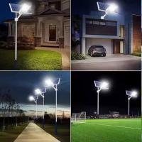 China 300W Outdoor Integrated IP65 Waterproof Wall-Mounted Solar Street Light with Remote Control for sale