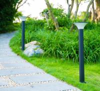 China Solar LED Garden Bollard Lights Landscape Lamp for Outdoor Pathway & Lawn Decor Yard Path Lighting for sale