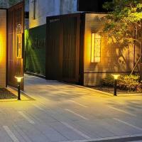 China Solar LED Garden Bollard Lights Landscape Lamp for Outdoor Pathway & Lawn Decor Yard Path Lighting for sale