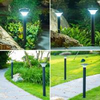 China Solar LED Garden Bollard Lights Landscape Lamp for Outdoor Pathway & Lawn Decor Yard Path Lighting for sale