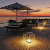 China Birdcage Shape AC Power Outdoor Lawn Lights For Garden Hotel Or Villa Scenic Area for sale