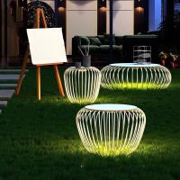 China Birdcage Shape AC Power Outdoor Lawn Lights For Garden Hotel Or Villa Scenic Area for sale