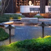 China Aluminum IP67 Waterproof  Mushroom-style  Garden Lamp with RGB for courtyard for sale