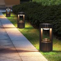 China Modern Simple Chinese Style Outdoor Waterproof Aluminum LED Lawn Lights  for Landscape and Garden Use for sale