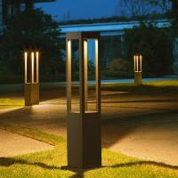 China Outdoor Electric IP65 LED Lawn Lamp Waterproof Aluminum Modern Square Garden Landscape Lighting 3000K Warm White 50000 Hours for sale